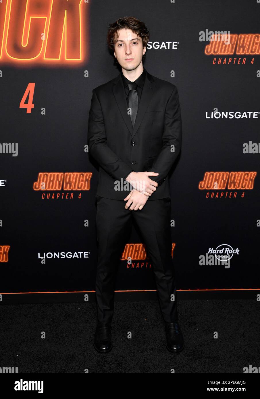 Mack Harrison attends a special screening of "John Wick: Chapter 4" at ...