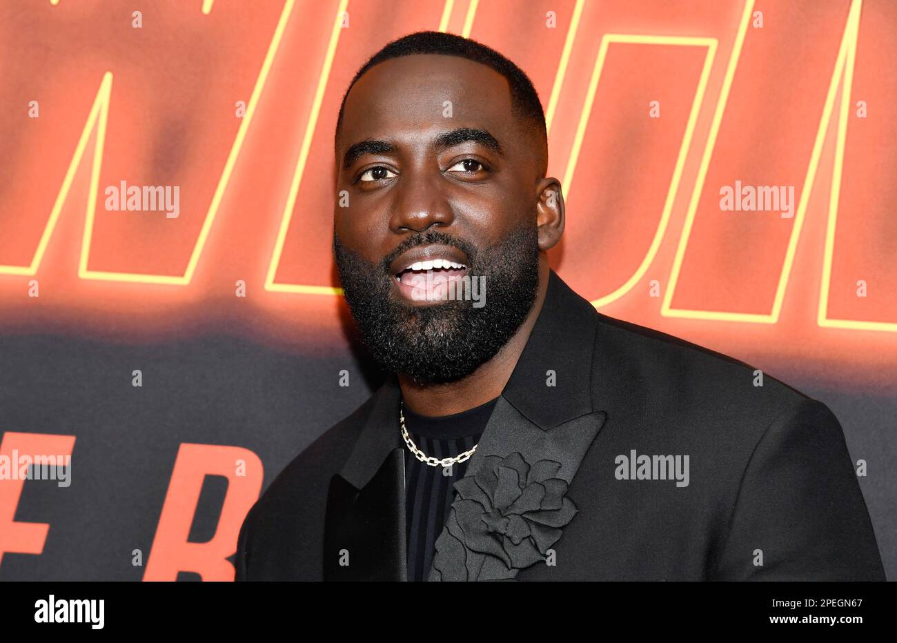 Shamier Anderson attends a special screening of "John Wick: Chapter 4 ...
