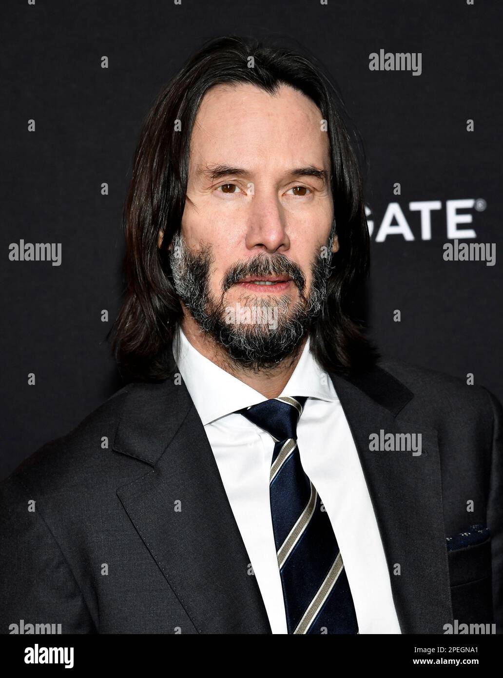 Keanu Reeves attends a special screening of "John Wick: Chapter 4" at ...