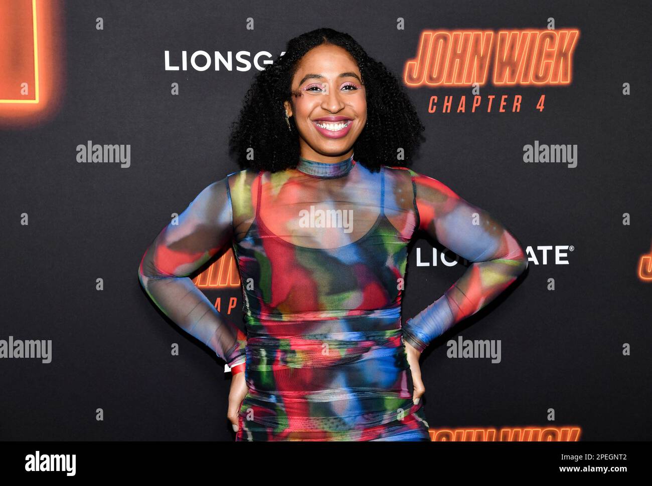 Frankey Smith attends a special screening of "John Wick: Chapter 4" at ...