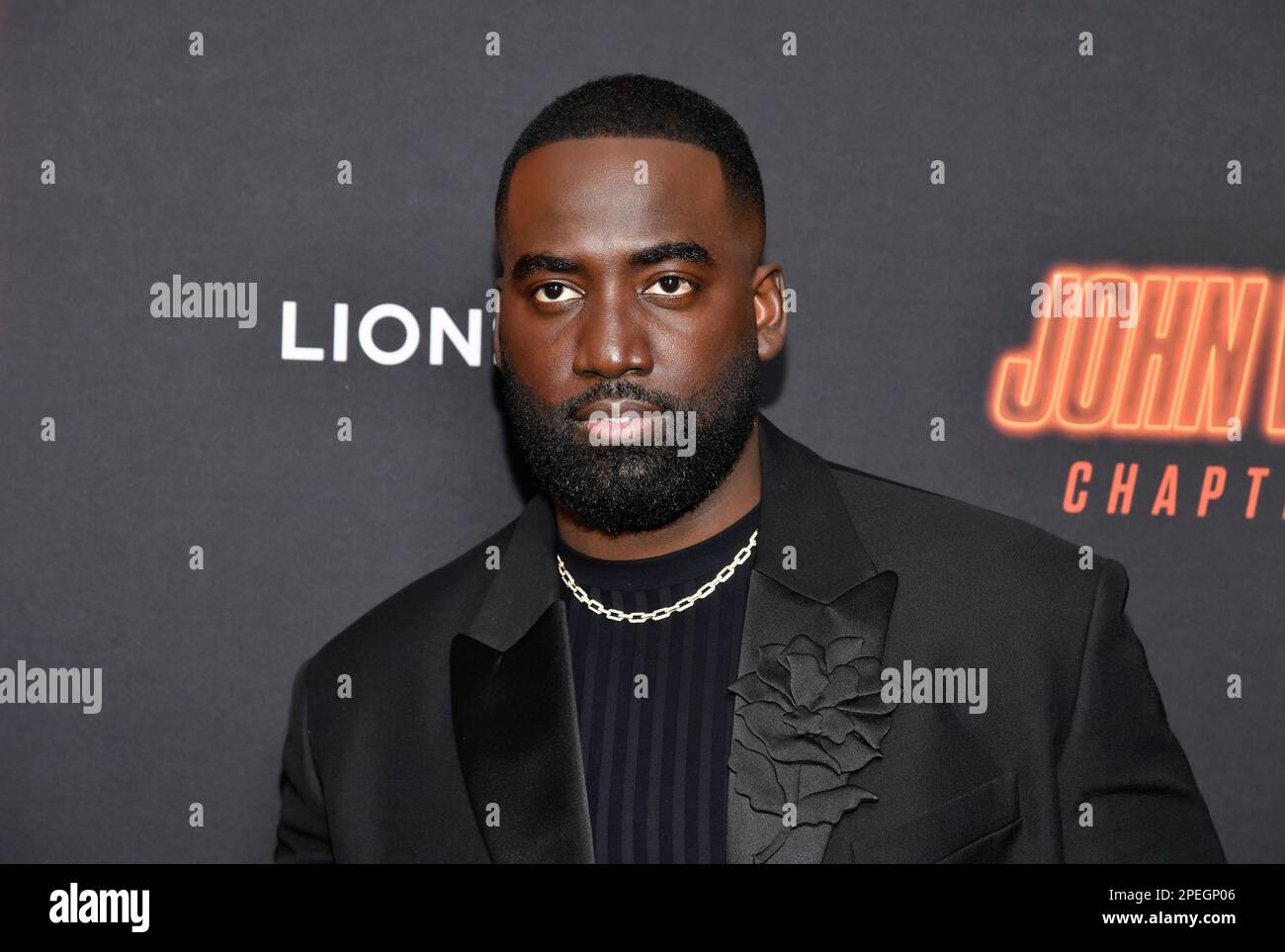 Shamier Anderson attends a special screening of "John Wick: Chapter 4 ...