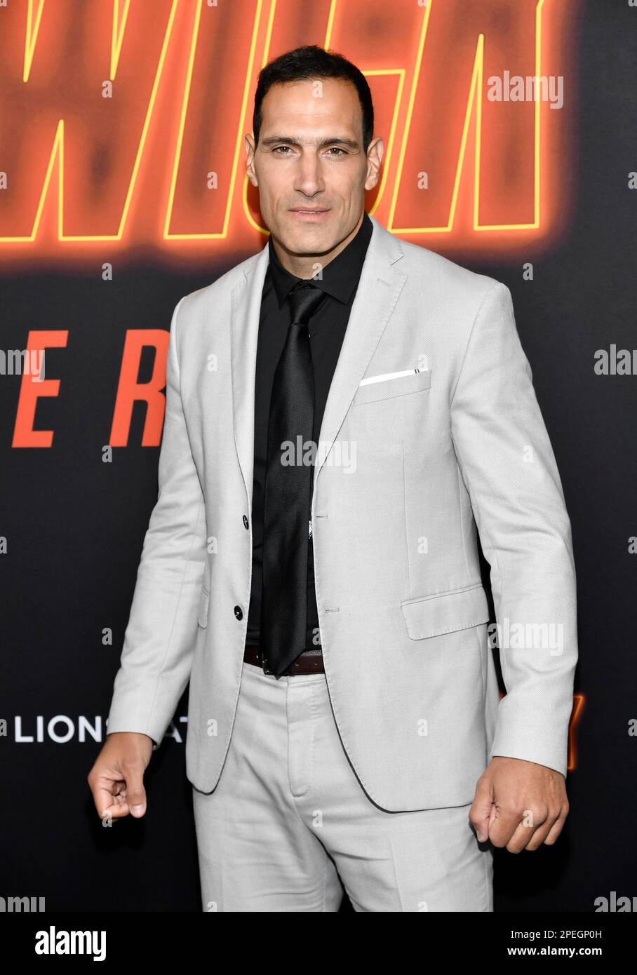Marko Zaror attends a special screening of "John Wick: Chapter 4" at AMC Lincoln Square on ...