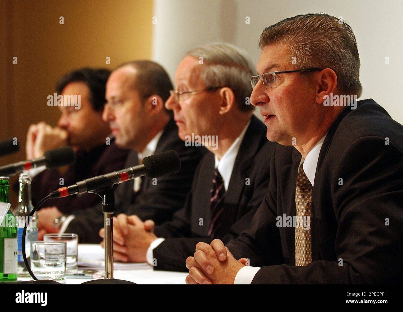Von rechts: Ferdinand Hirsig, CEO der Volg Konsumwaren AG, Werner Beyer ...