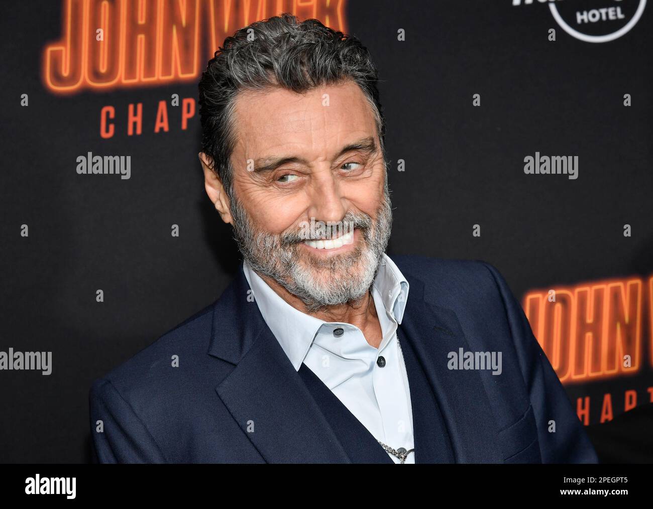 Ian McShane attends a special screening of "John Wick: Chapter 4" at ...