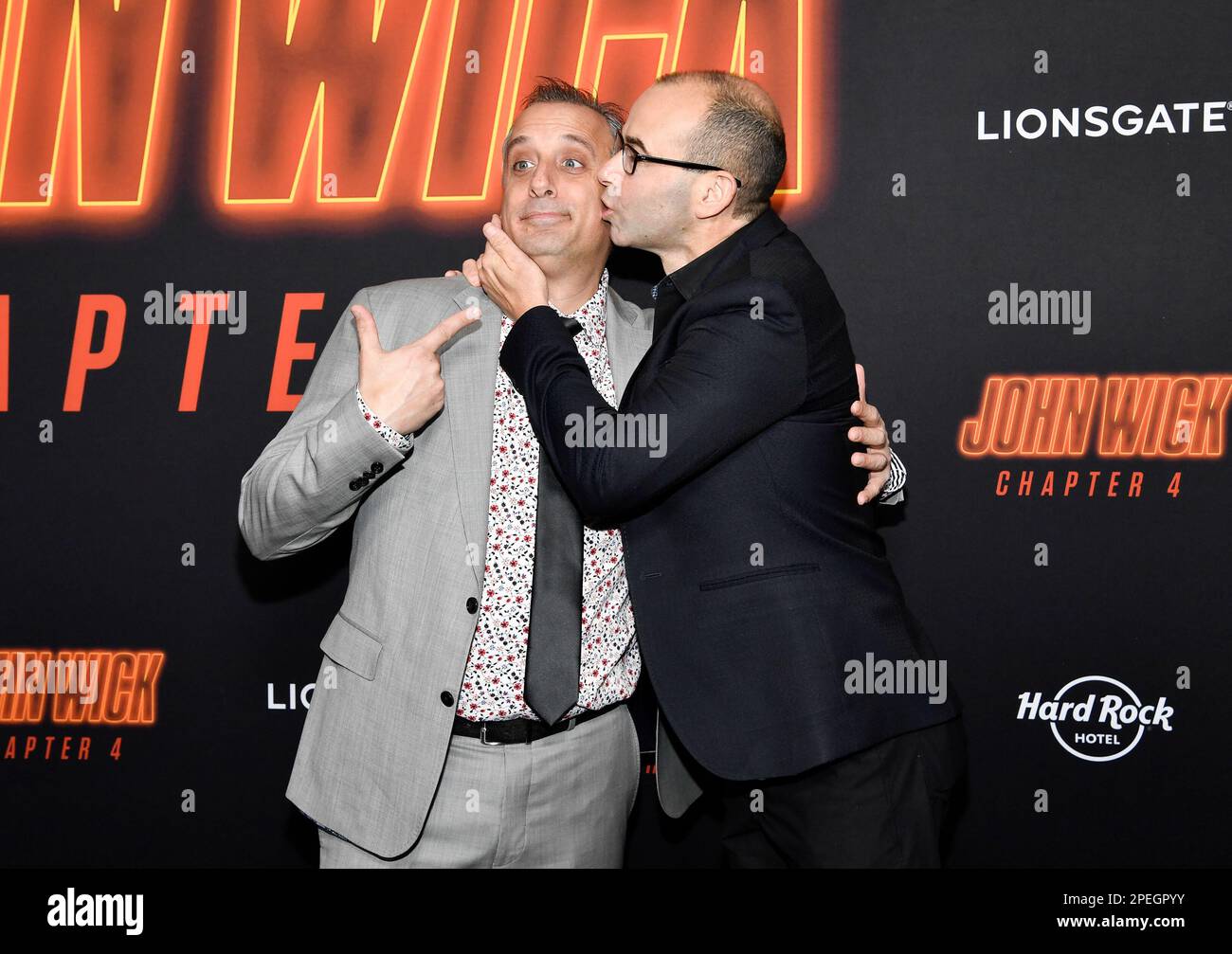 Joe Gatto, left, and James Murray attend a special screening of "John ...