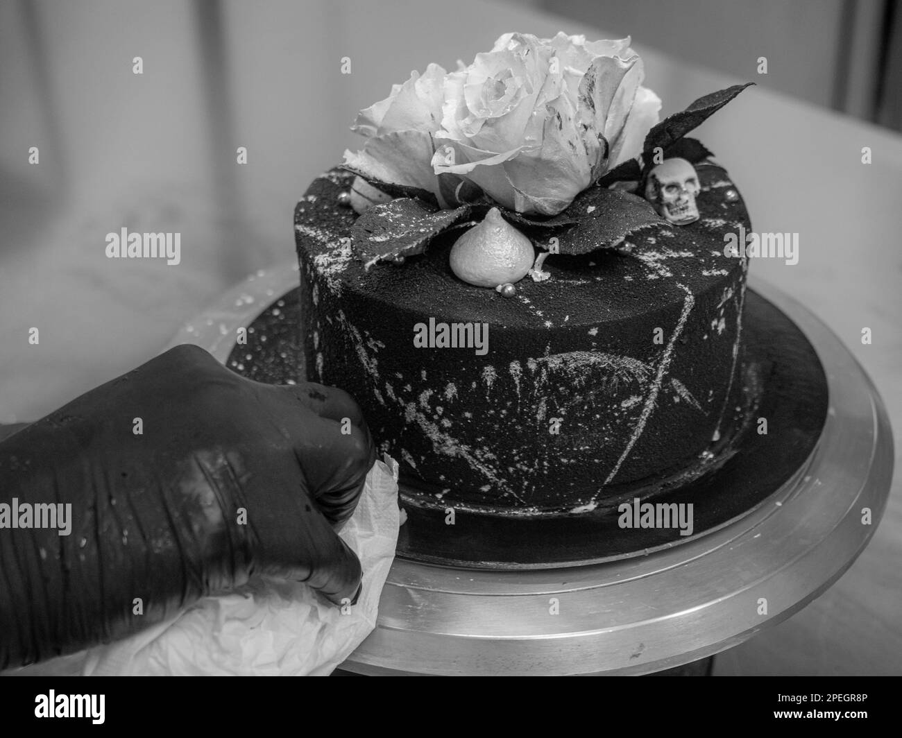 Baker lab Black and White Stock Photos & Images - Alamy