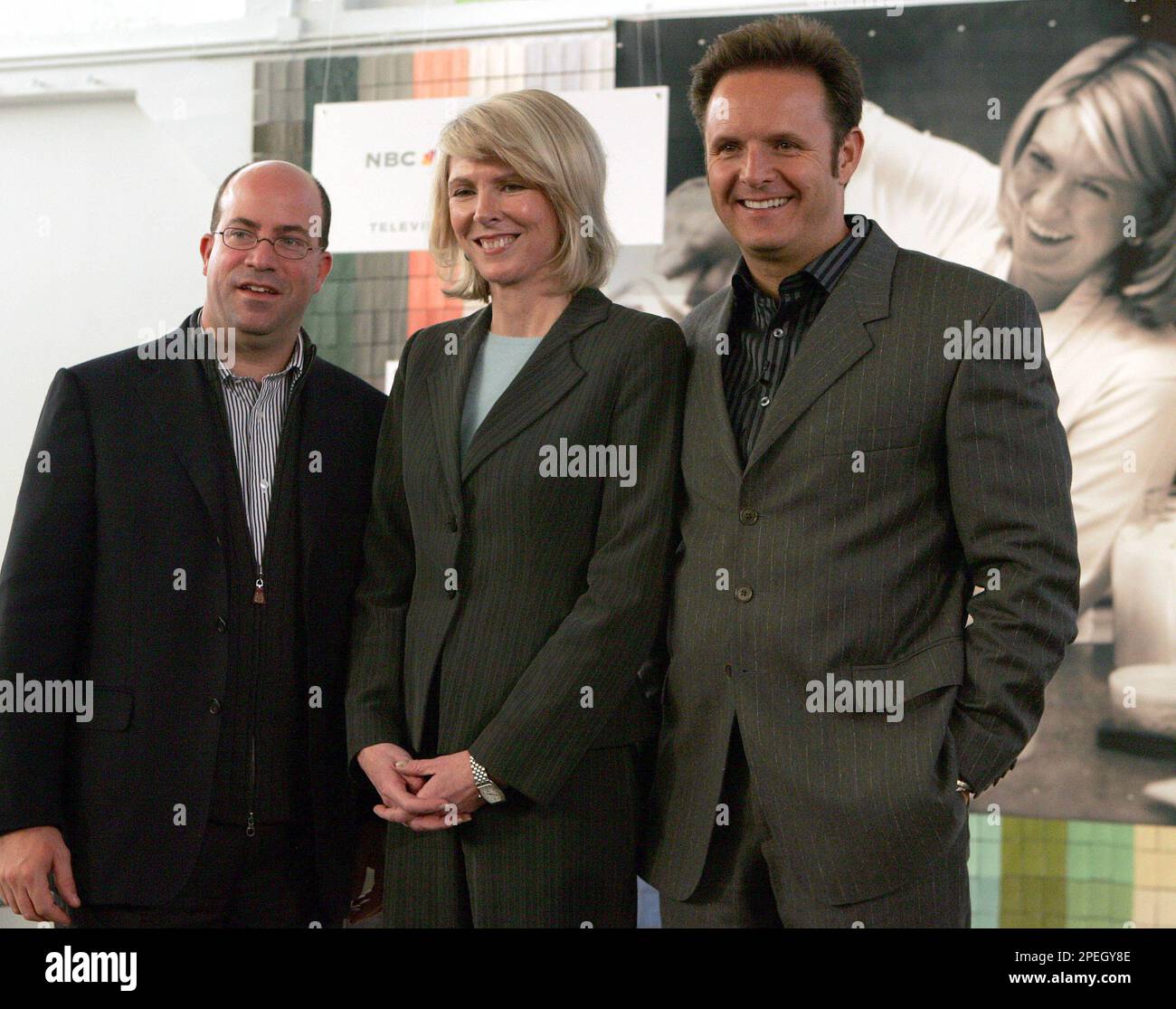 Jeff Zucker, president of NBC Universal Television Group, left, Susan ...