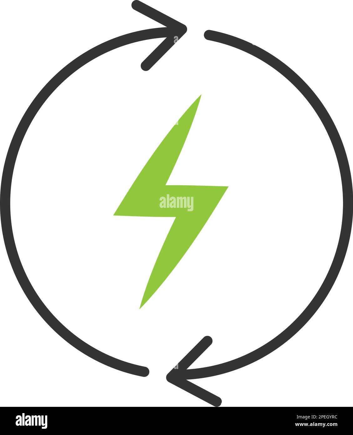 green energy symbol Stock Vector Image & Art - Alamy