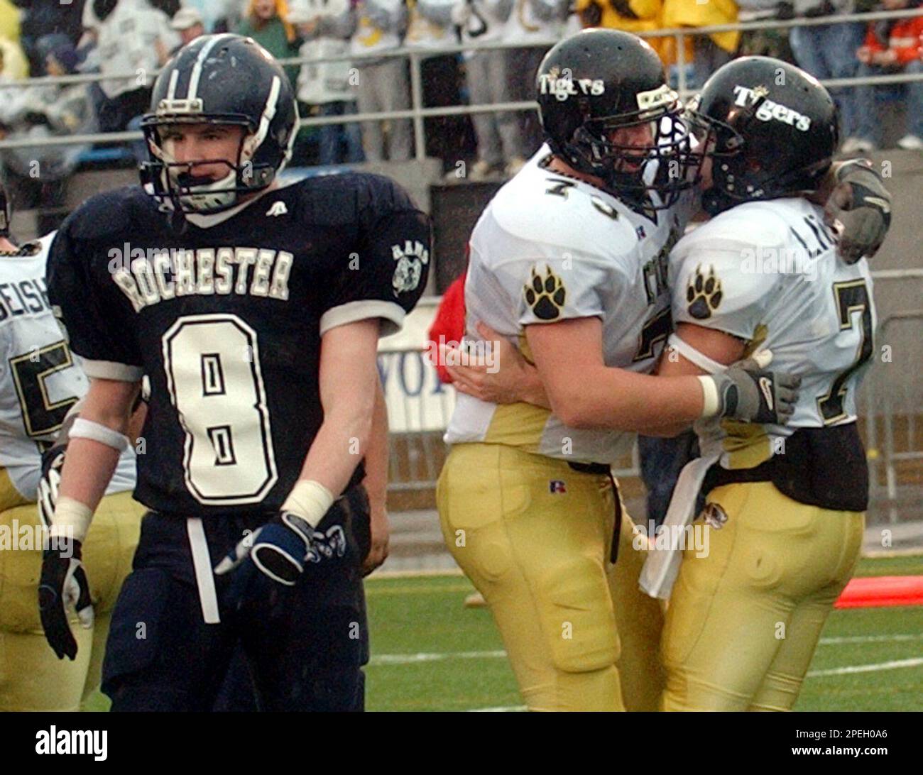 After scoring a touchdown in the first quarter Southern Columbia's ...