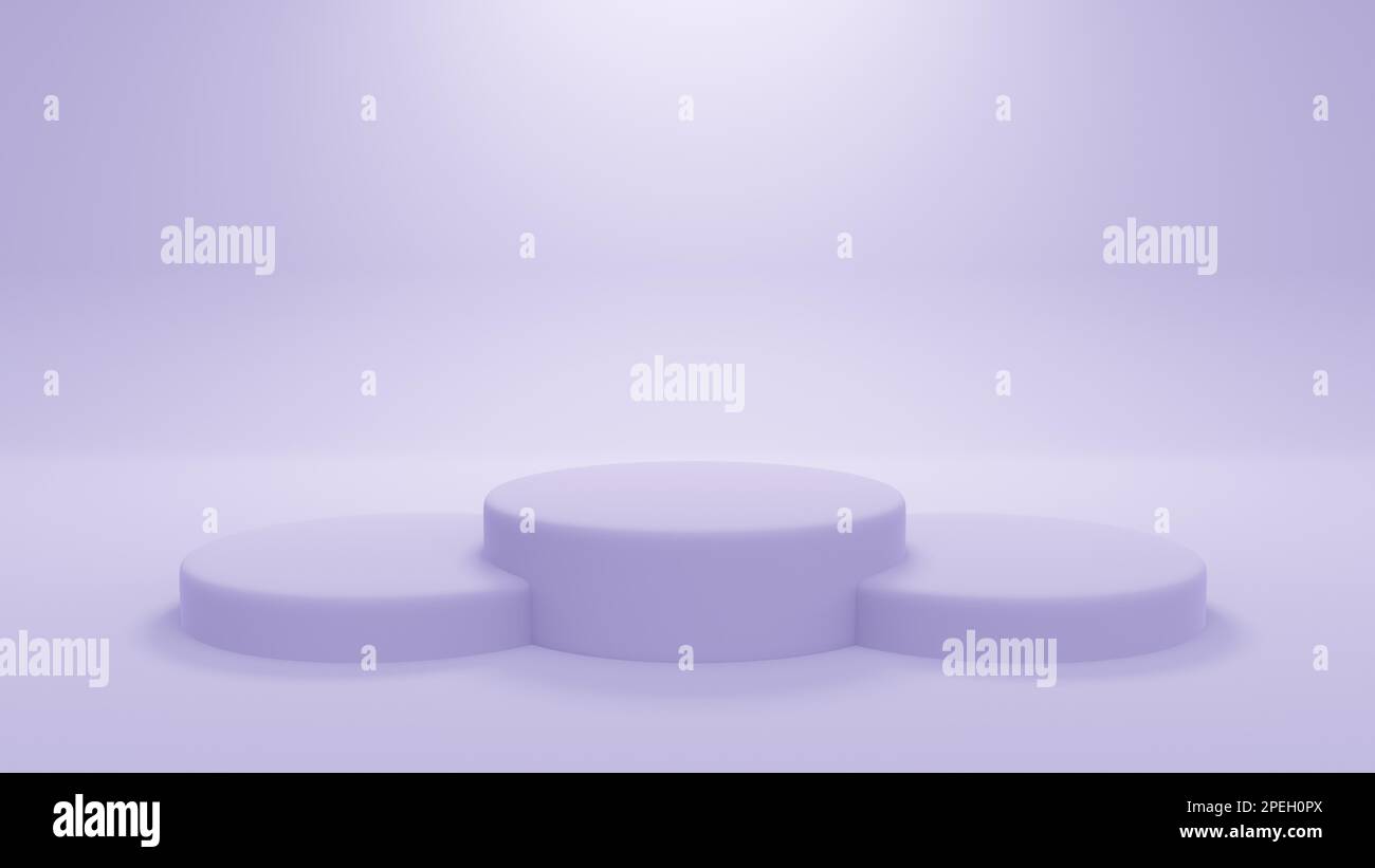 Purple podium 3D background. Violet product pedestal and stage for ...
