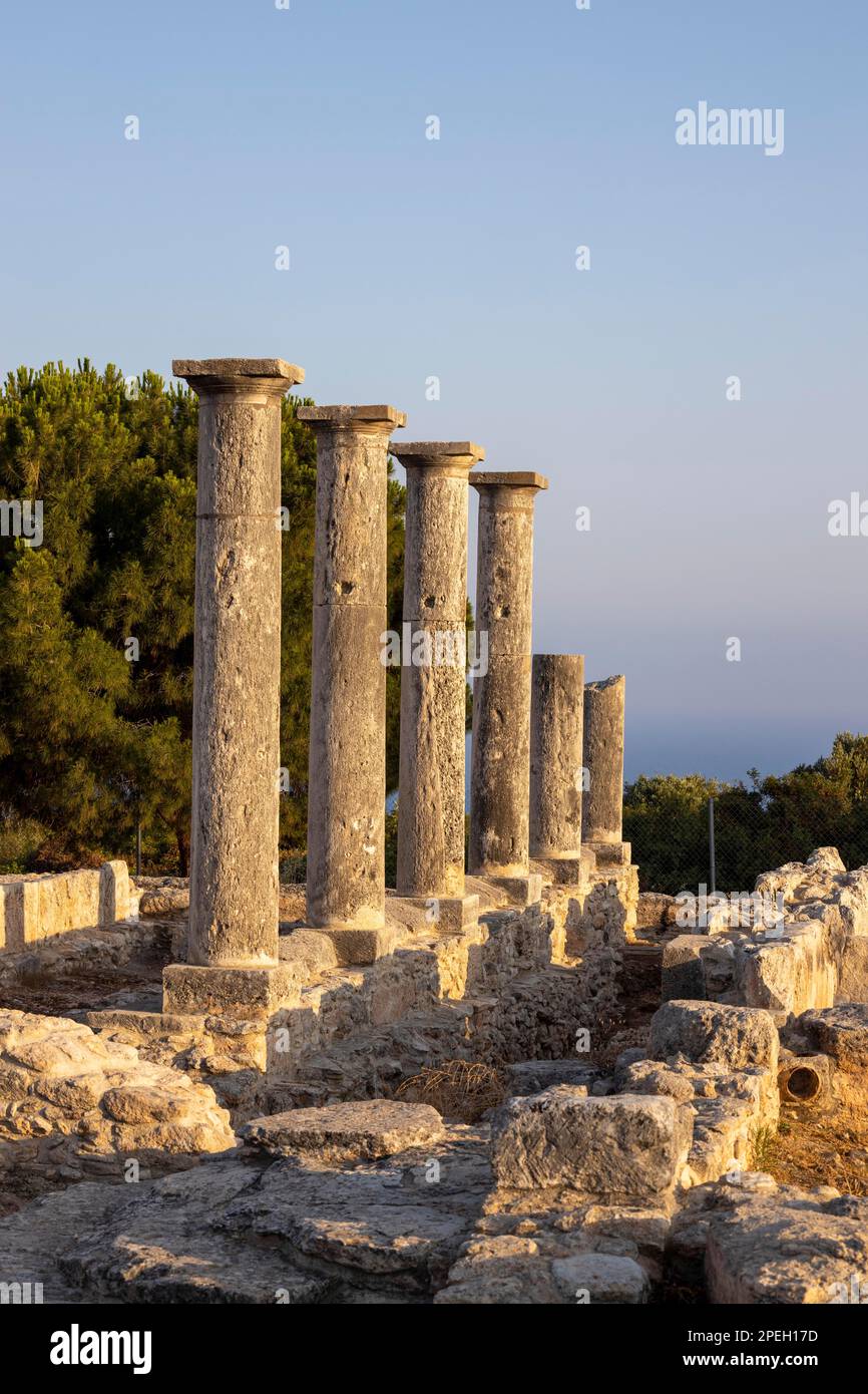 Kourion, Cyprus. 23rd May, 2022. The Sanctuary of Apollo Hylates ...