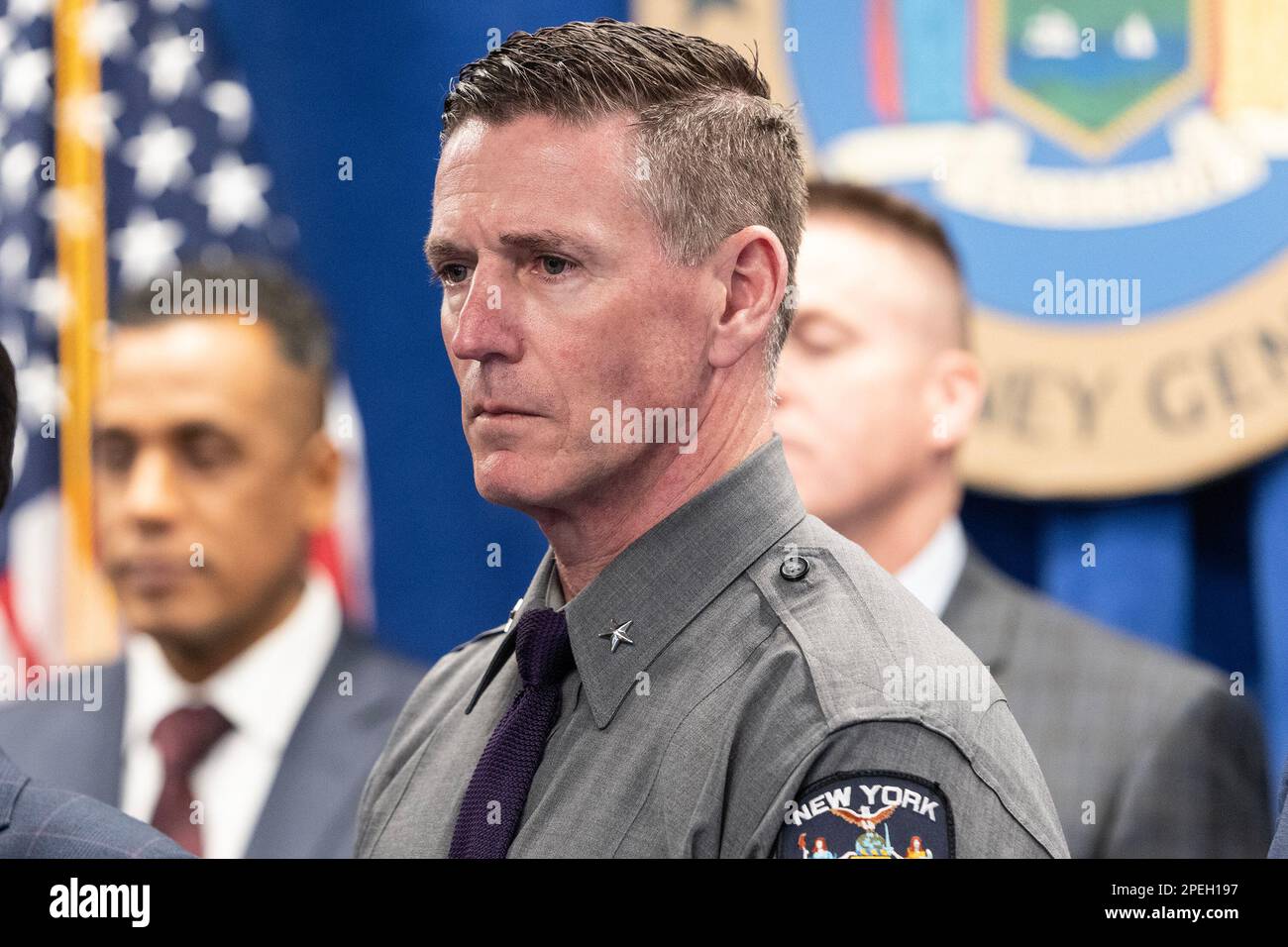 New York, New York, USA. 15th Mar, 2023. State Police Acting ...