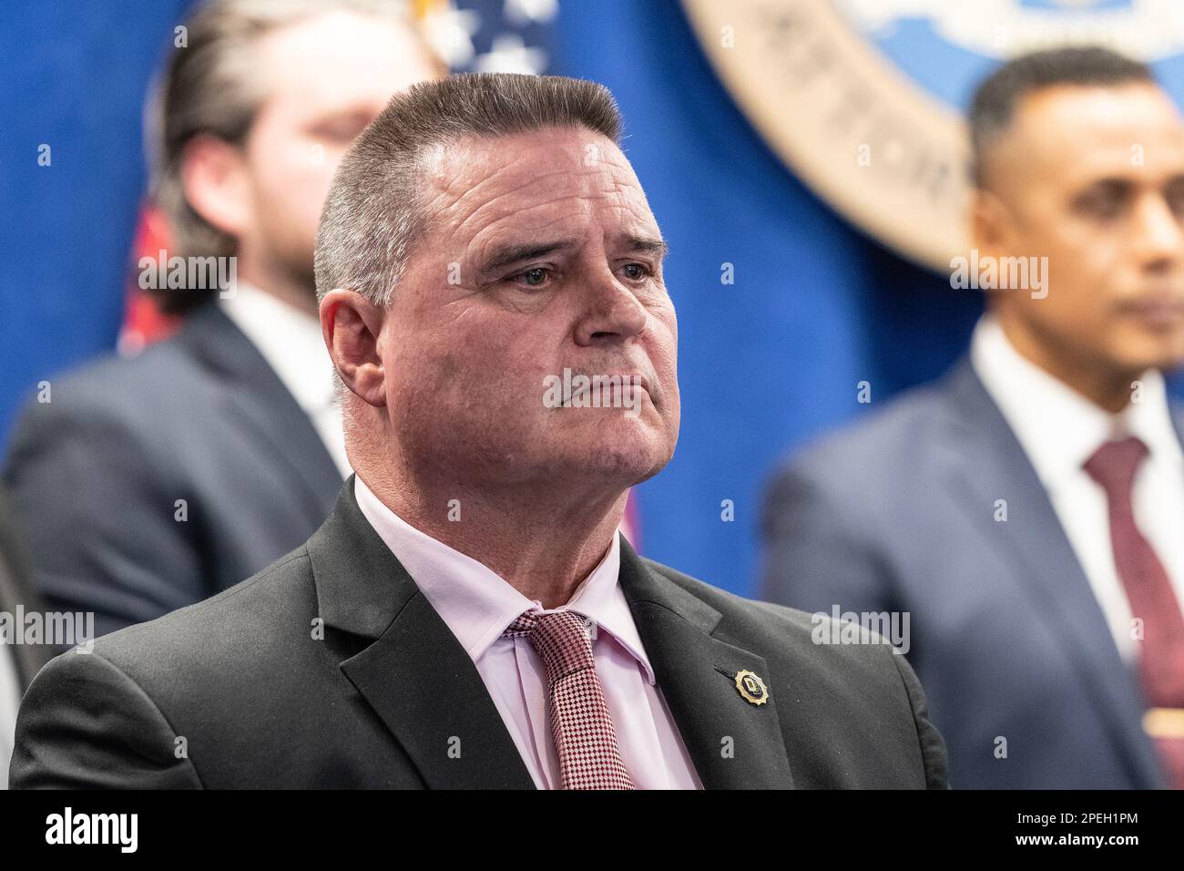 New York, New York, USA. 15th Mar, 2023. Chief of Detectives James ...