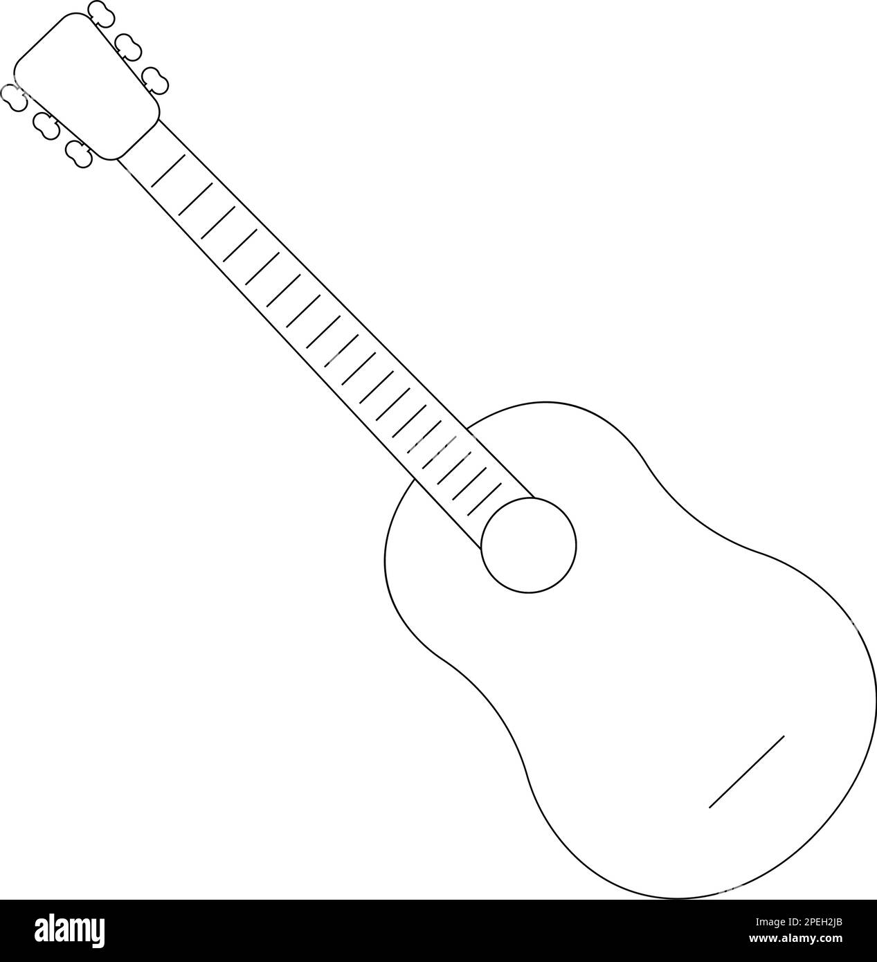 Vector retro background guitar Cut Out Stock Images & Pictures - Alamy