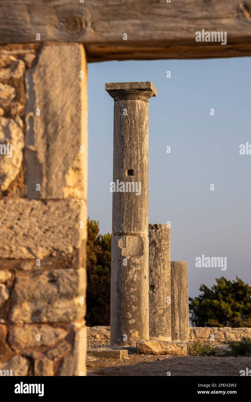 Kourion, Cyprus. 23rd May, 2022. The Sanctuary of Apollo Hylates ...