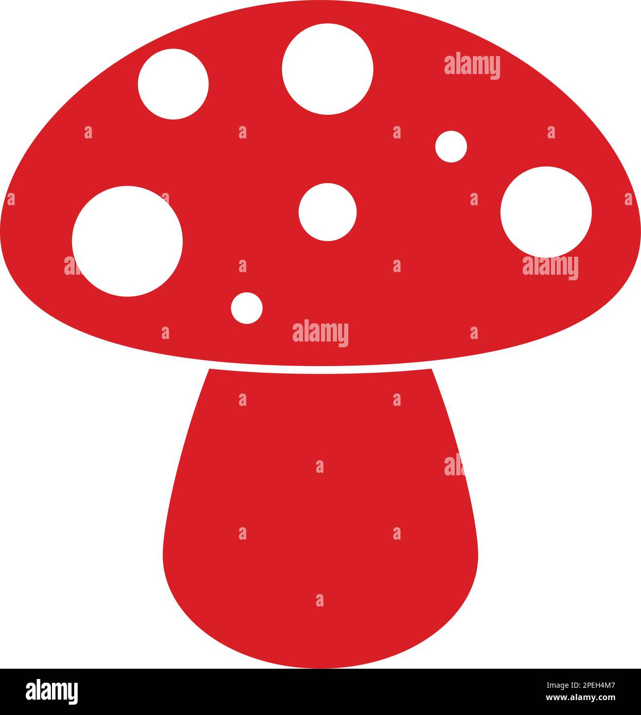 Mushroom design template hand Cut Out Stock Images & Pictures - Alamy