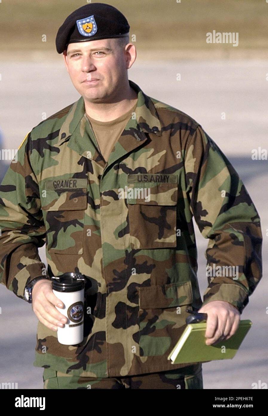 Army Spc. Charles Graner arrives for a pretrial hearing at Fort Hood ...