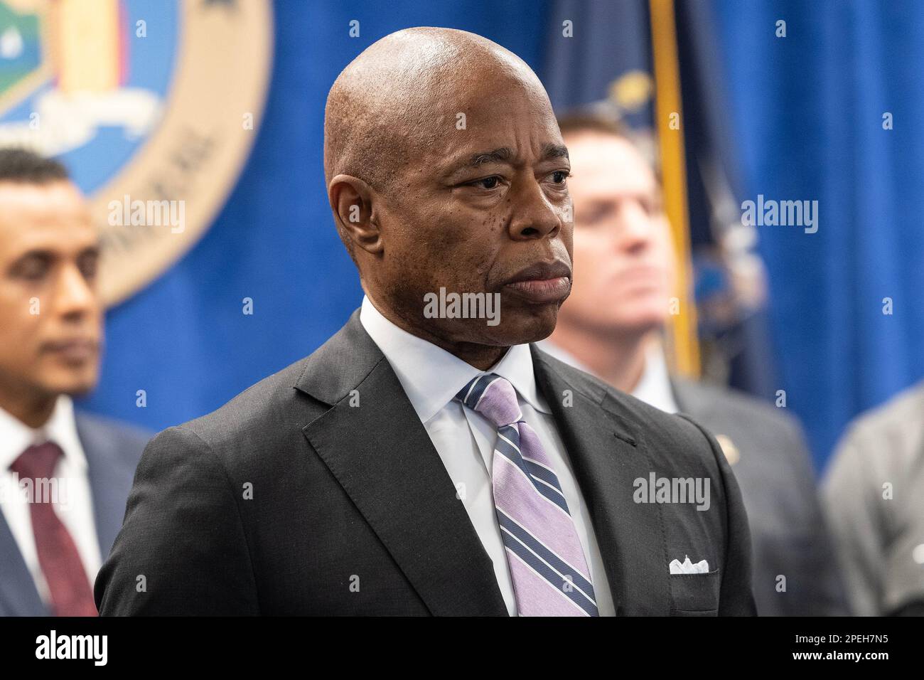 New York, New York, USA. 15th Mar, 2023. Mayor Eric Adams attends AG ...