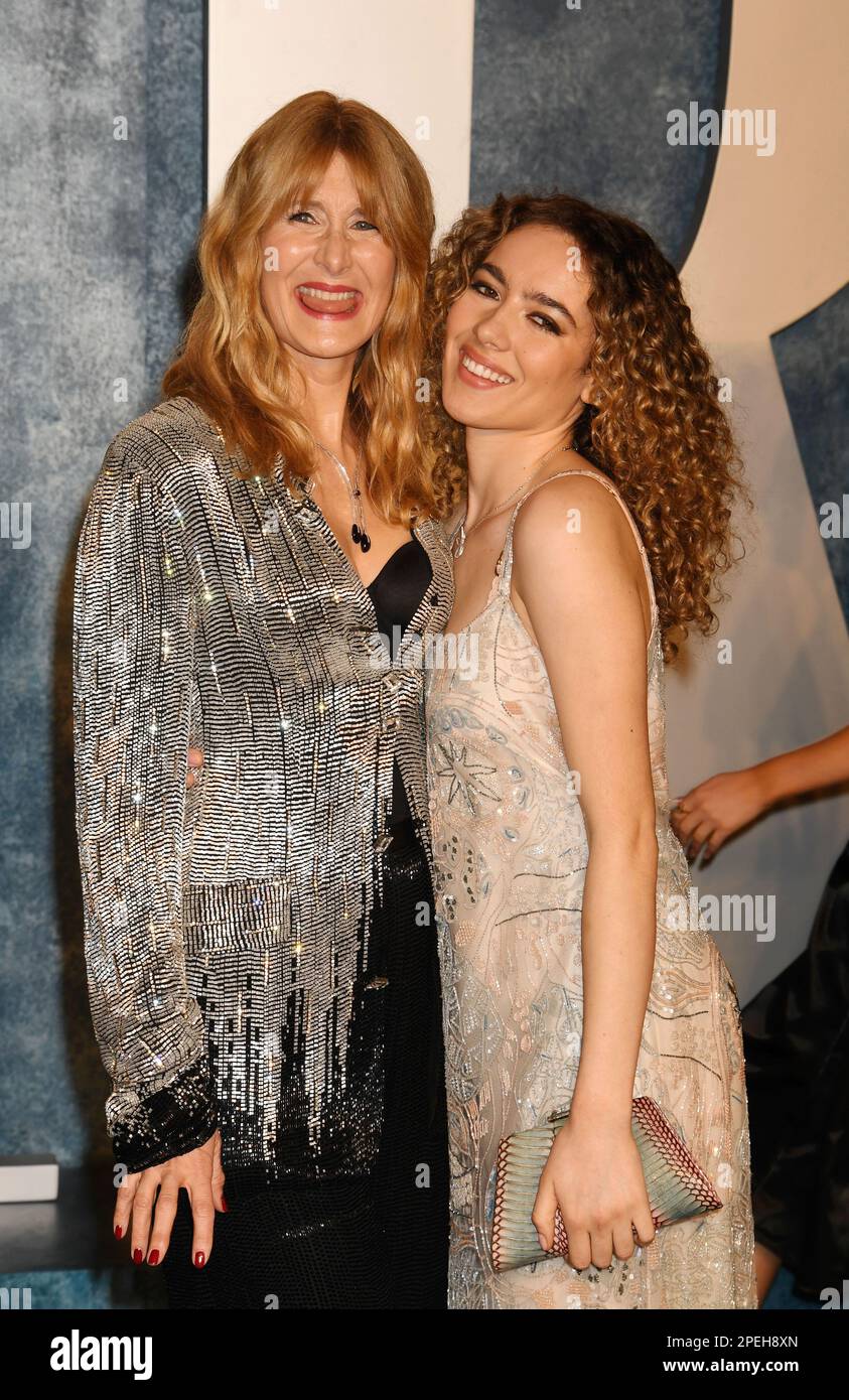 BEVERLY HILLS, CALIFORNIA - MARCH 12: (L-R) Laura Dern and Jaya Harper ...