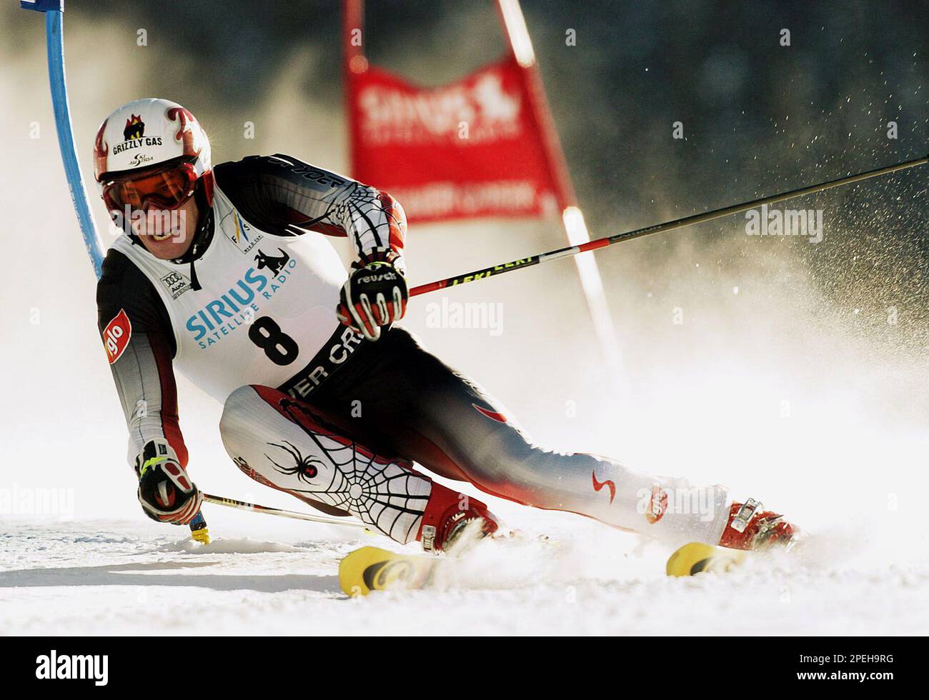 Austria's Christoph Gruber skis the first run of the World Cup Giant ...