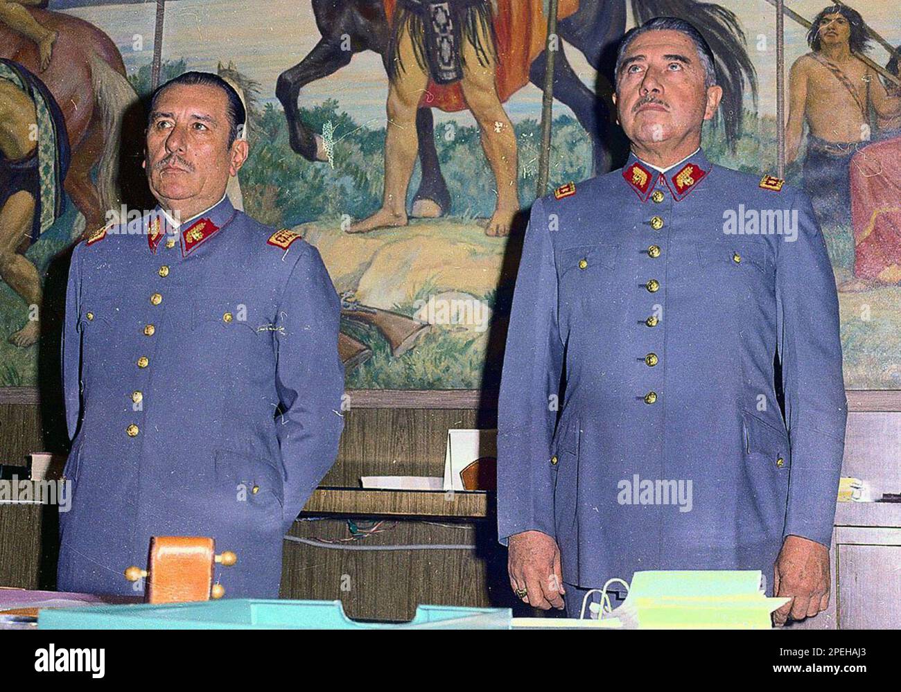 In this undated photo Chilean former dictator Gen. Augusto Pinochet ...