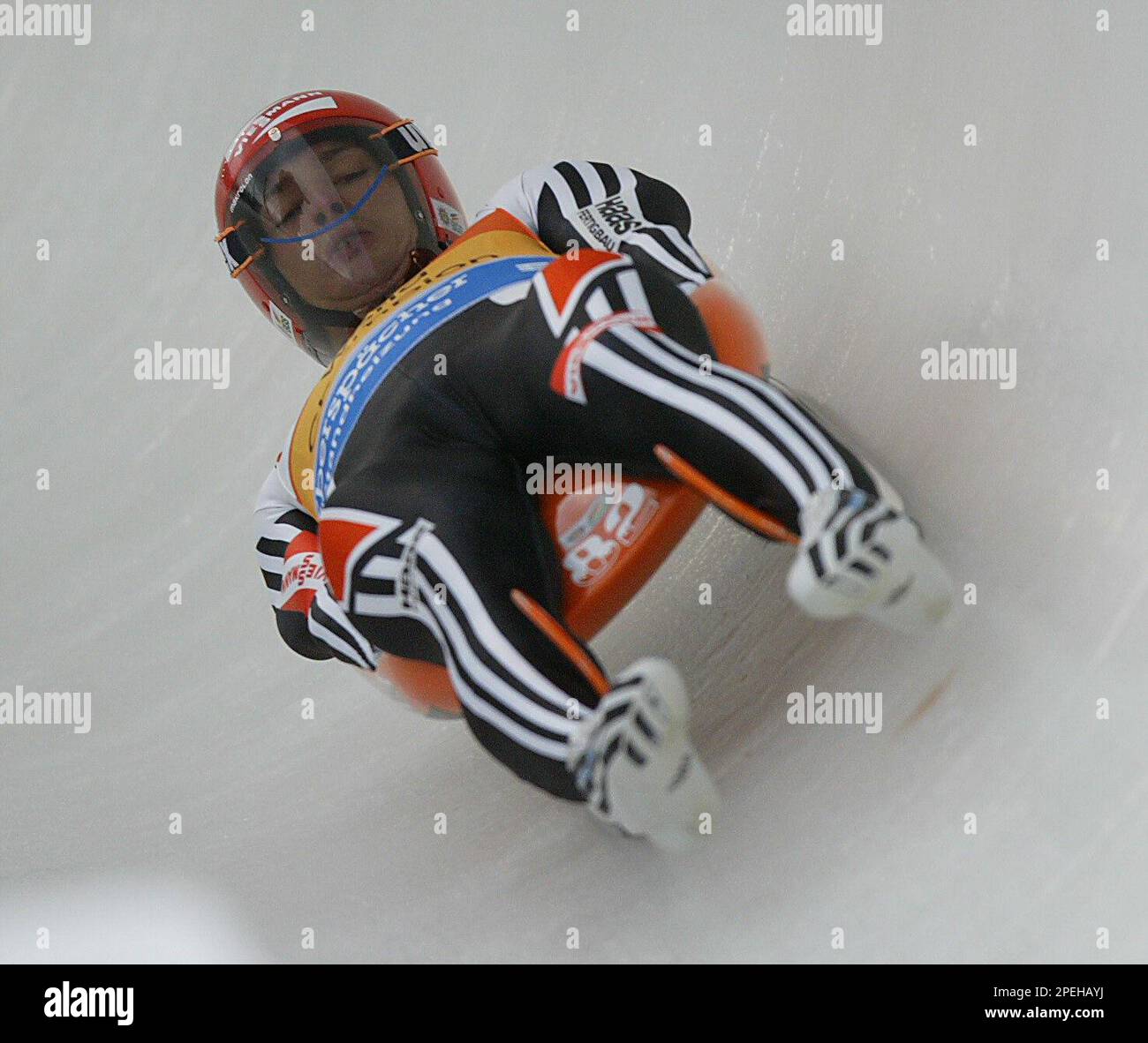 Germany's David Moeller slides through curve 14 at the Verizon Sports ...