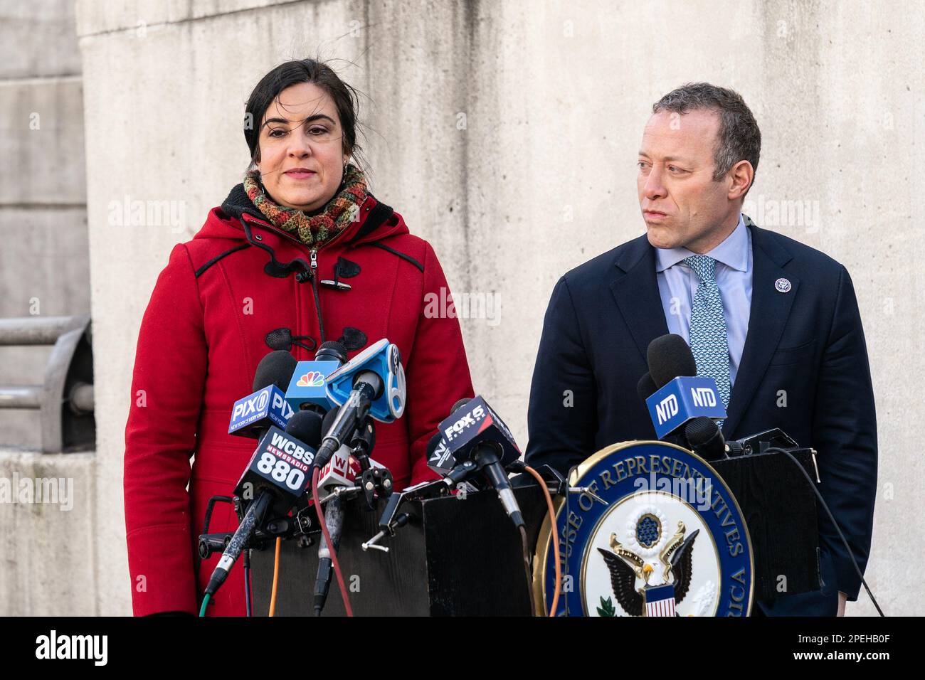 New York, New York, USA. 15th Mar, 2023. Congresswoman Nicole ...