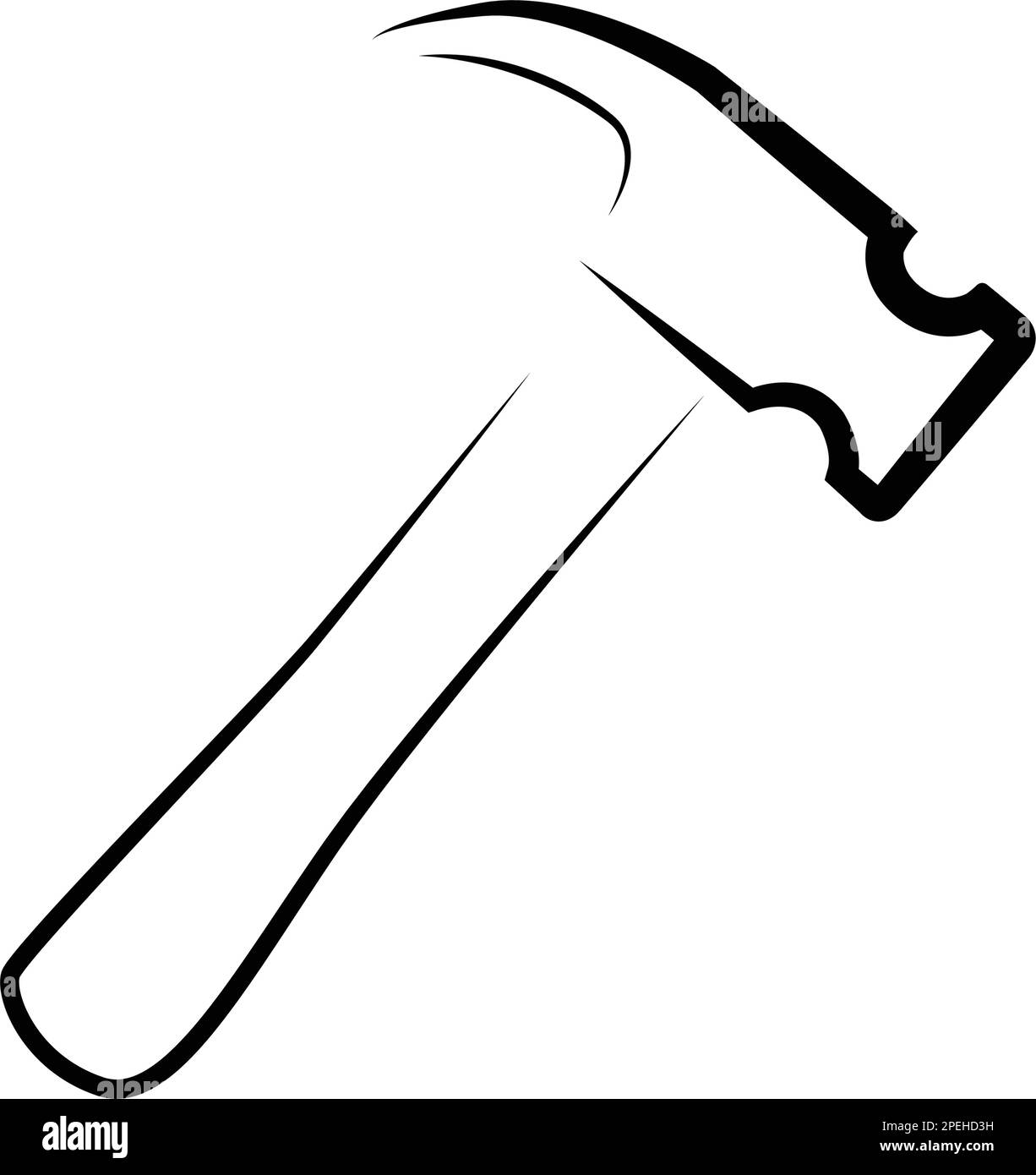 hammer logo vector icon template Stock Vector Image & Art - Alamy