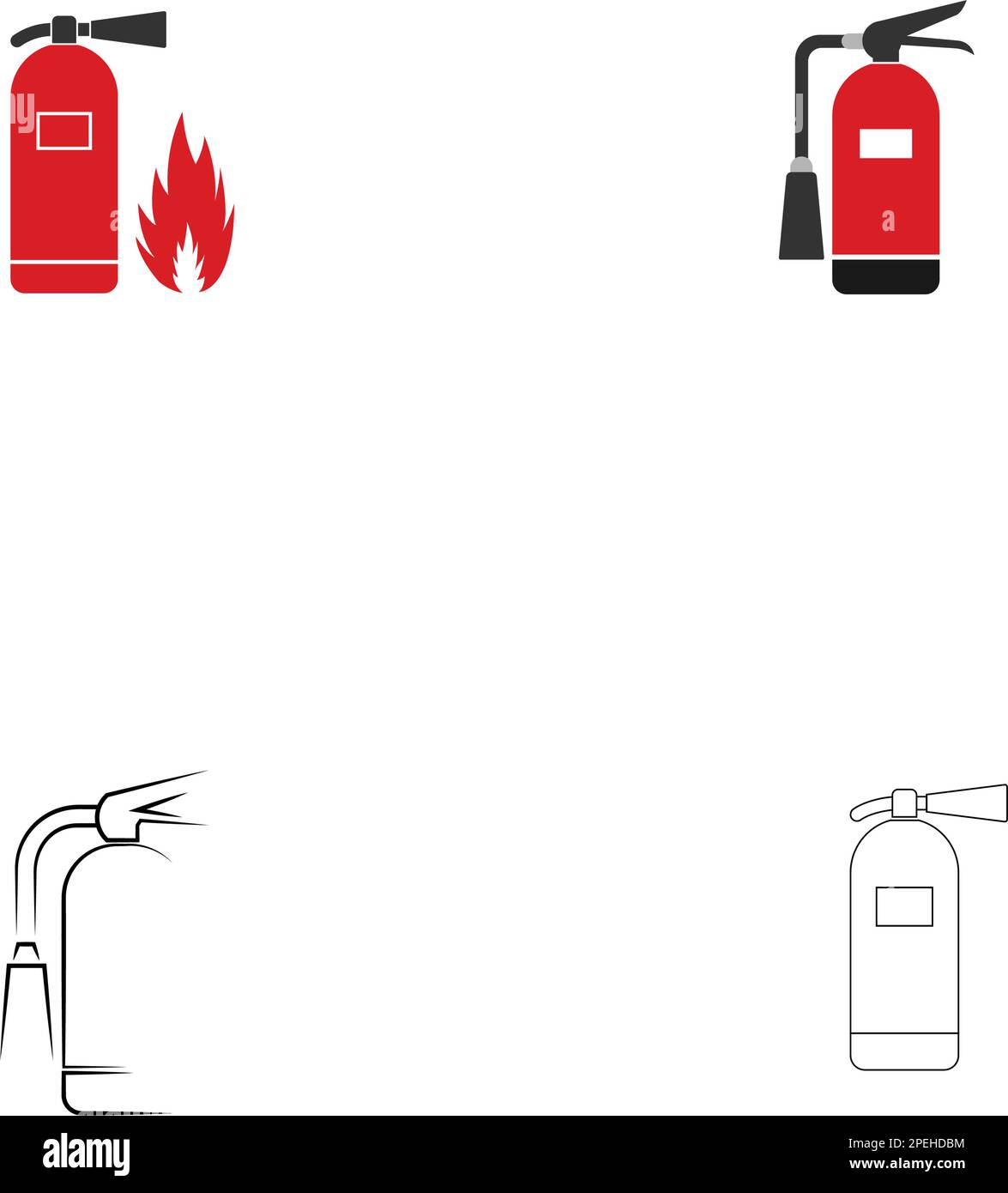 fire extinguisher logo vector icon template Stock Vector Image & Art ...