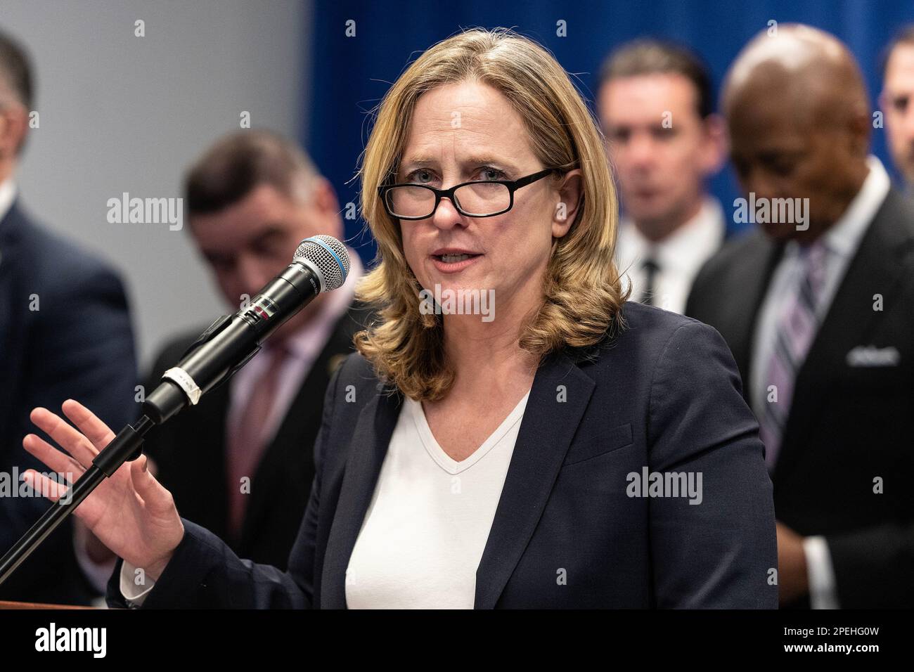 New York, New York, USA. 15th Mar, 2023. Queens District Attorney ...