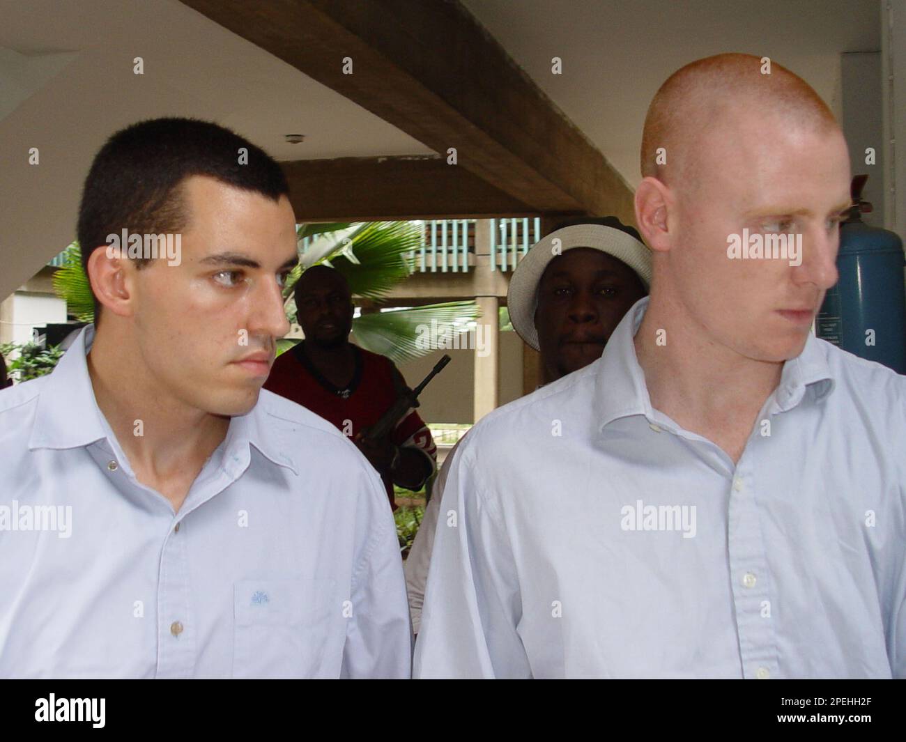 British soldiers Brett Richard Mallinson, 20, left, and Nigel David ...