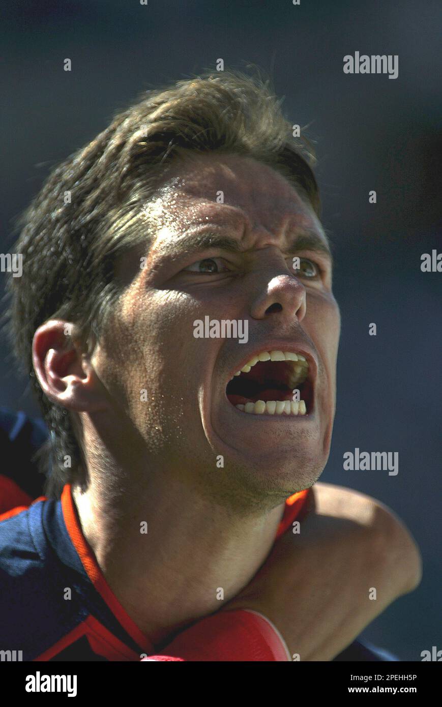 Monterrey soccer player Guillermo Franco, from Argentina, celebrates ...
