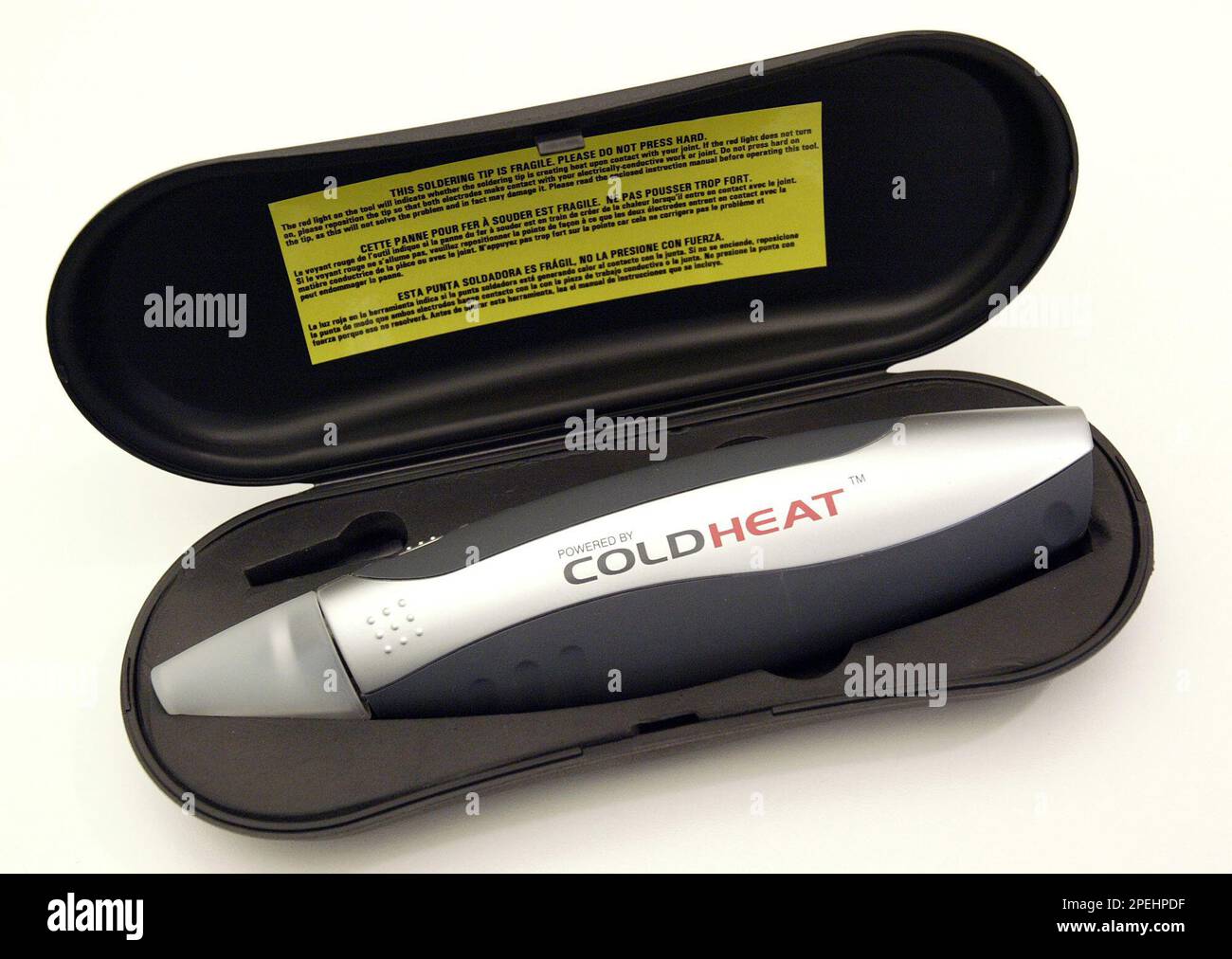 The cordless soldering tool Cold Heat is seen in this picture taken ...