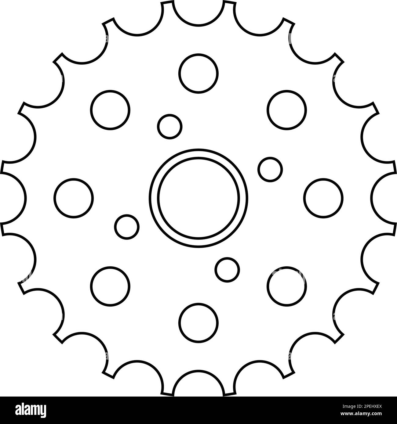 motorbike gear logo icon vector template Stock Vector Image & Art - Alamy