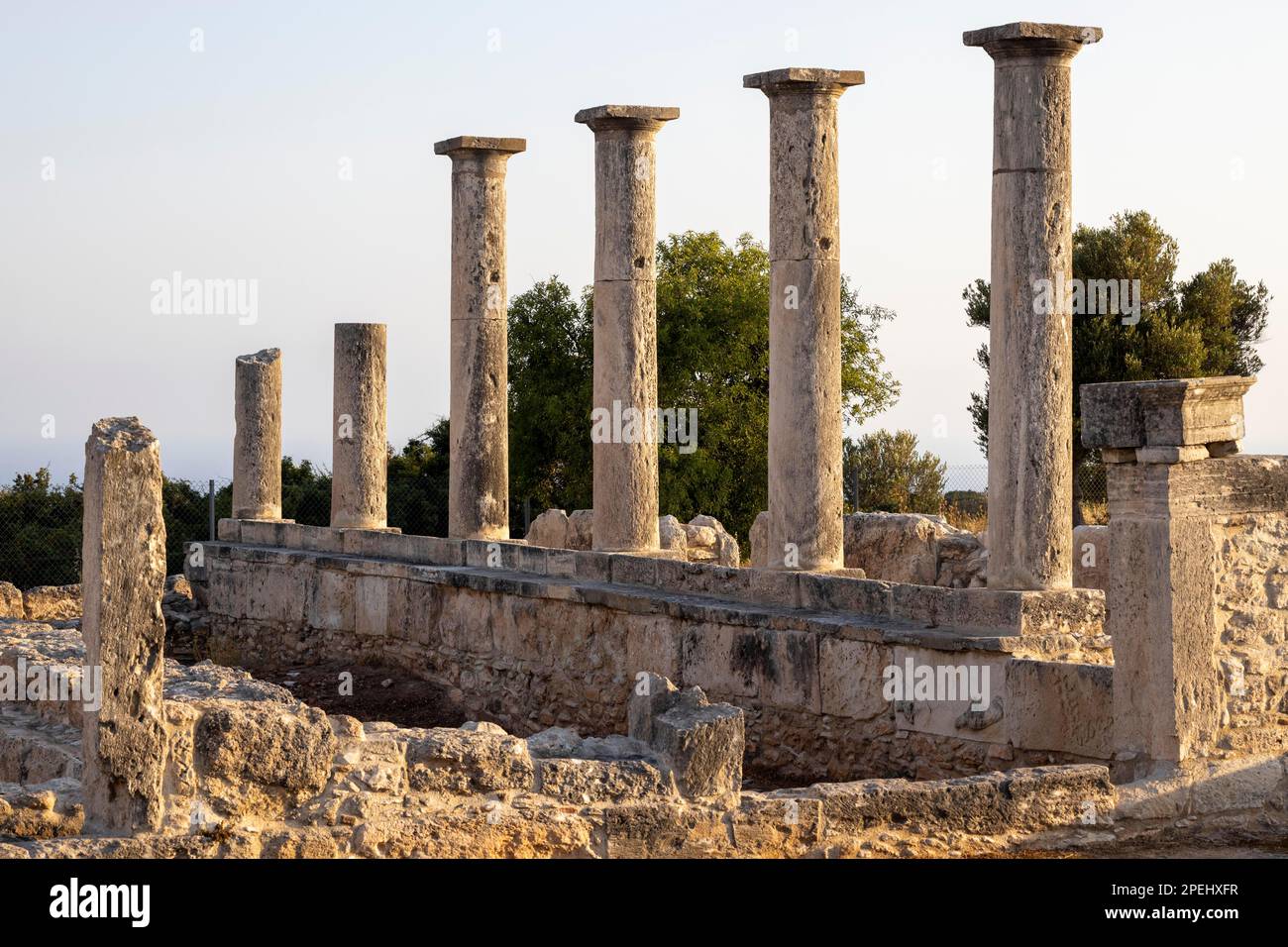 Kourion, Cyprus. 23rd May, 2022. The Sanctuary of Apollo Hylates ...
