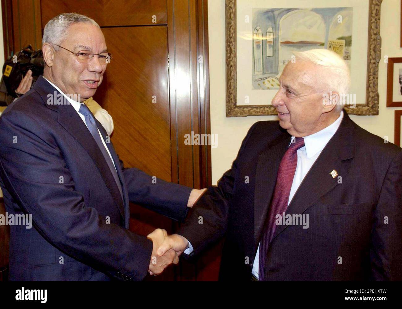 In this picture released by the Israeli Government Press Office ...