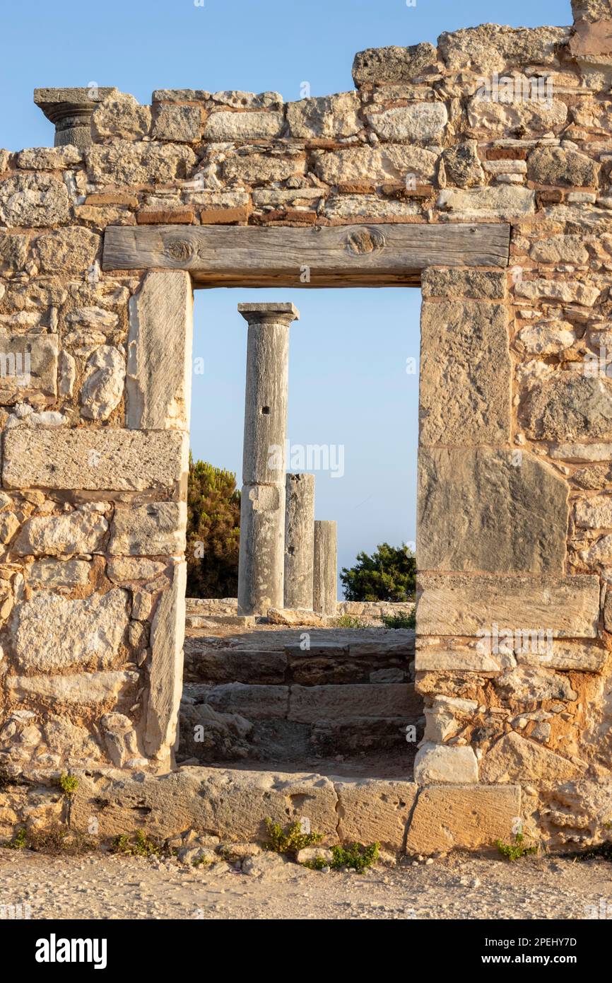 Kourion, Cyprus. 23rd May, 2022. The Sanctuary of Apollo Hylates ...