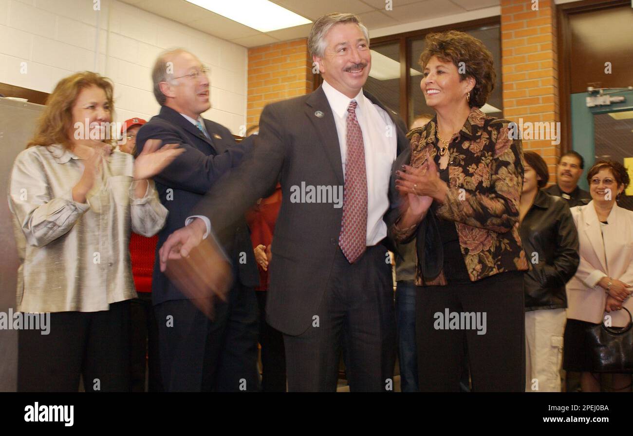 U.S. Rep.-elect John Salazar, third from left, D-Colo., joins his ...