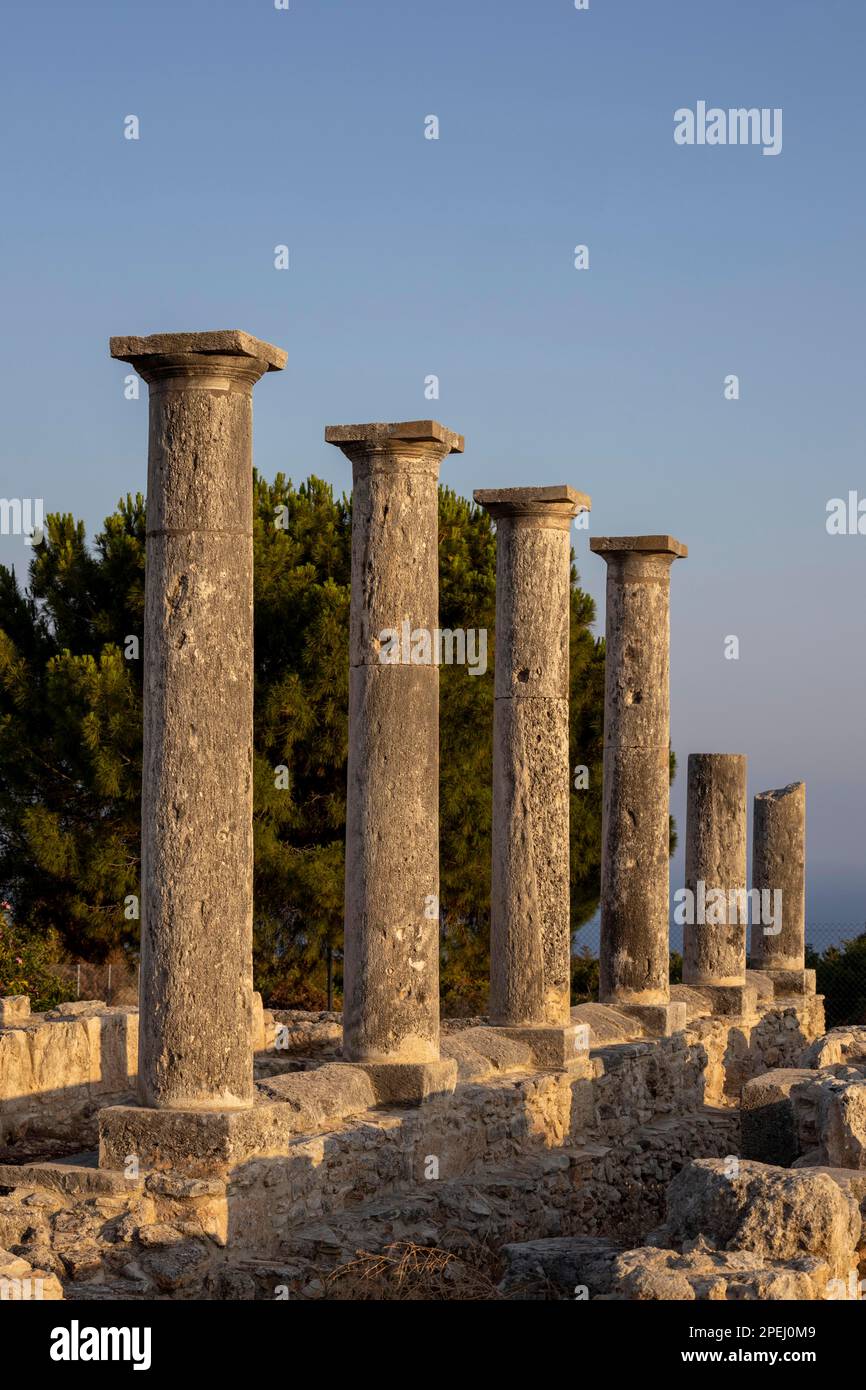Kourion, Cyprus. 23rd May, 2022. The Sanctuary of Apollo Hylates ...