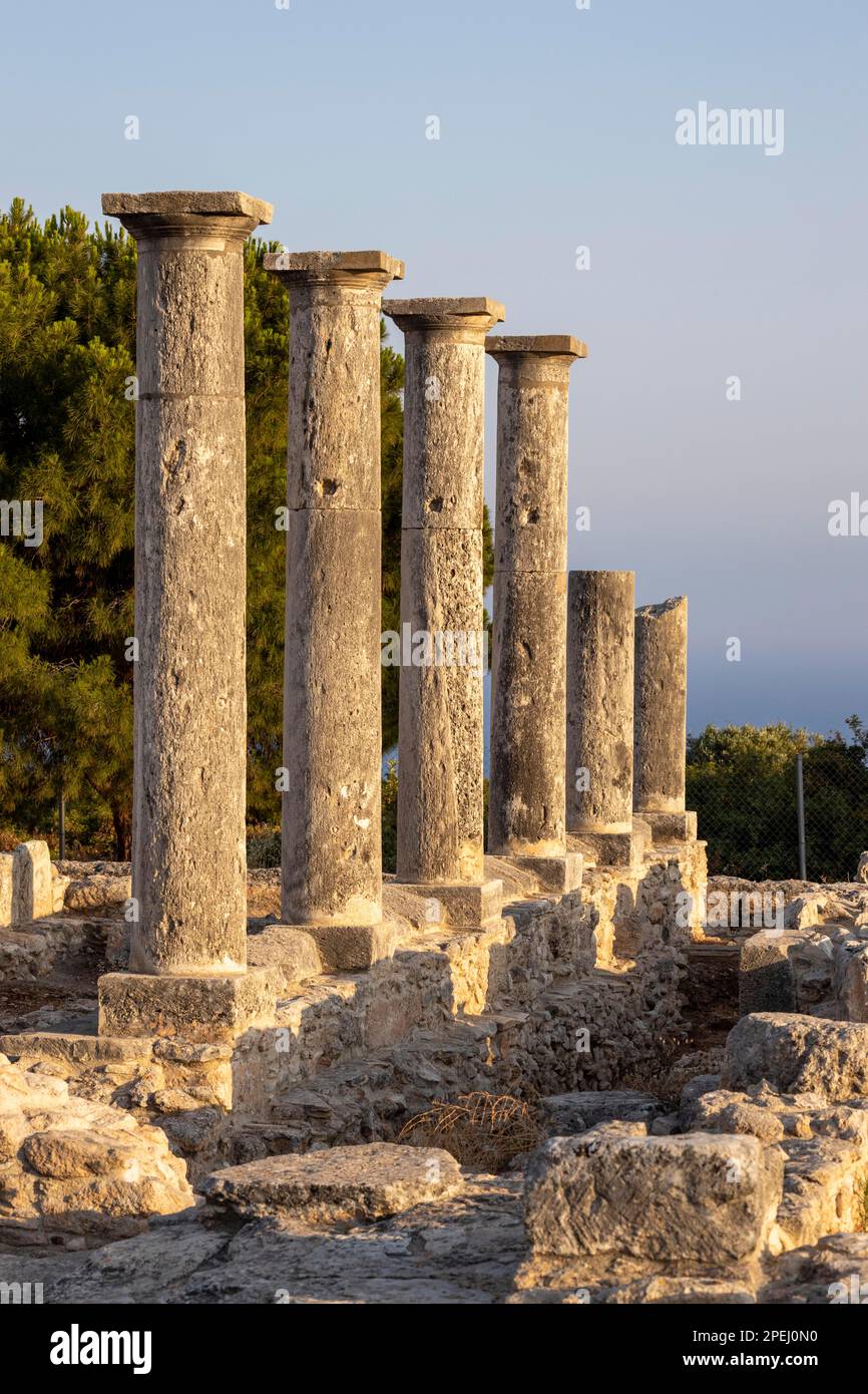 Kourion, Cyprus. 23rd May, 2022. The Sanctuary of Apollo Hylates ...