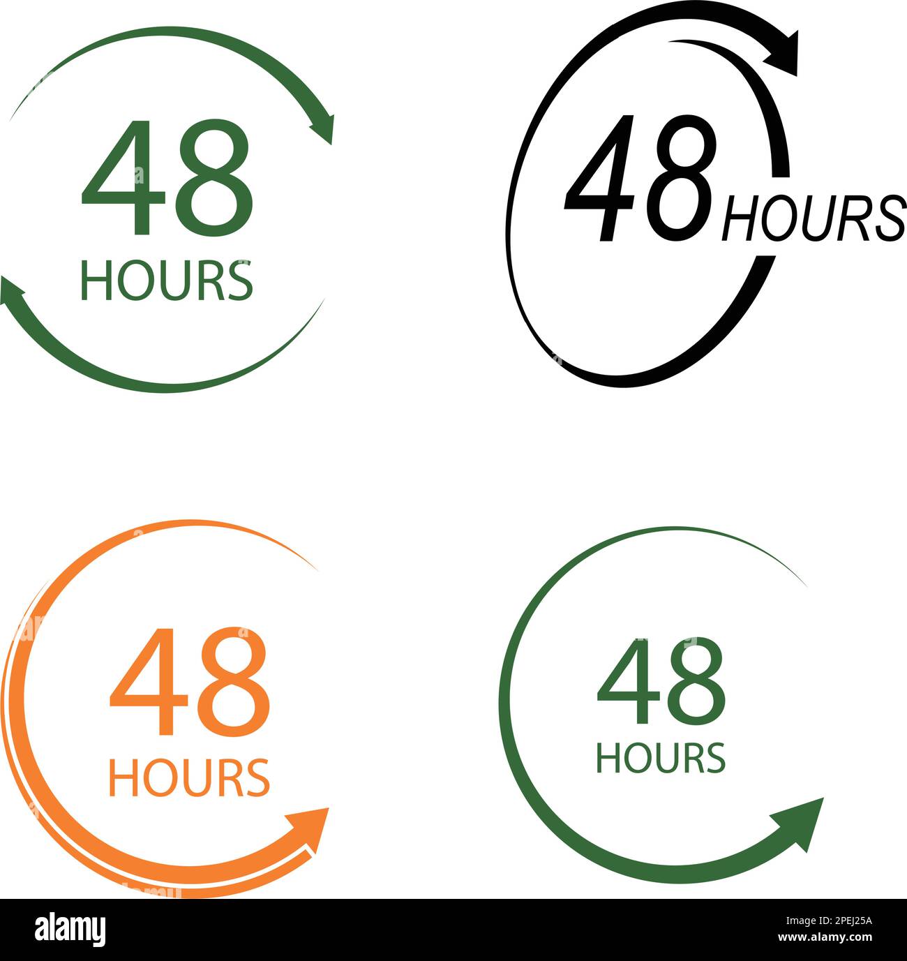 sign of clock arrow hours logo vector icon illustration design Stock ...