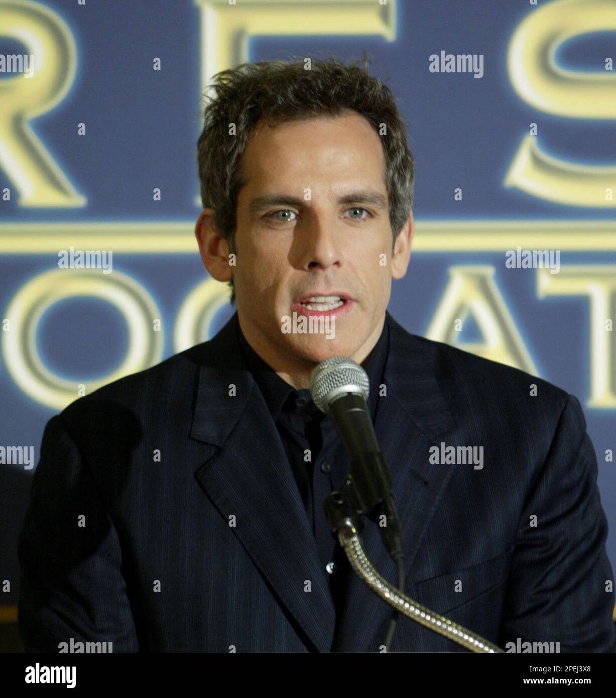 Actor Ben Stiller announces the winner of the 2005 Cecil B. DeMille ...