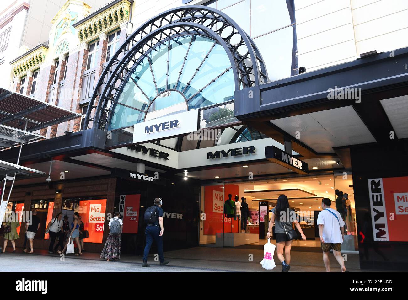 A general view of Myer at the Myer Centre in Brisbane, Thursday, March ...
