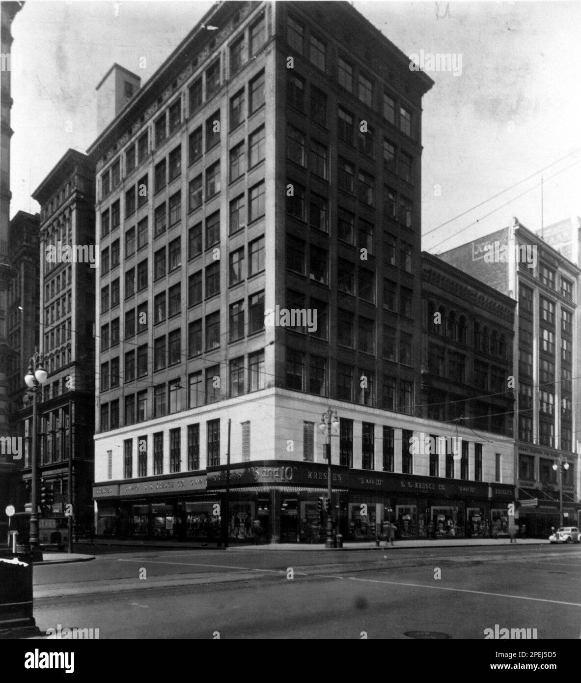 **FILE** The first Kresge store, opened in 1899 on Woodward Avenue in ...