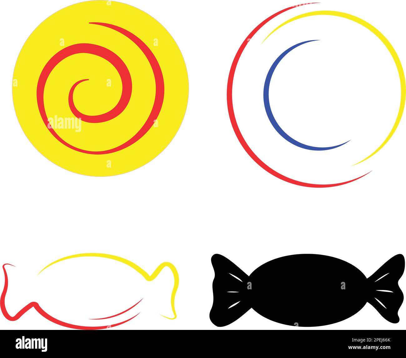 candy logo icon vektor template Stock Vector Image & Art - Alamy