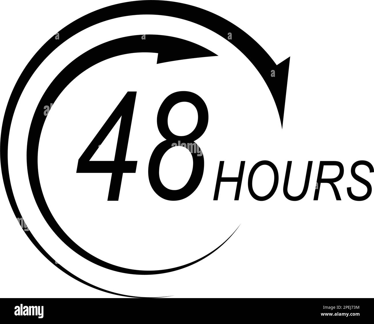 48 hours icon vector vectors Black and White Stock Photos & Images - Alamy