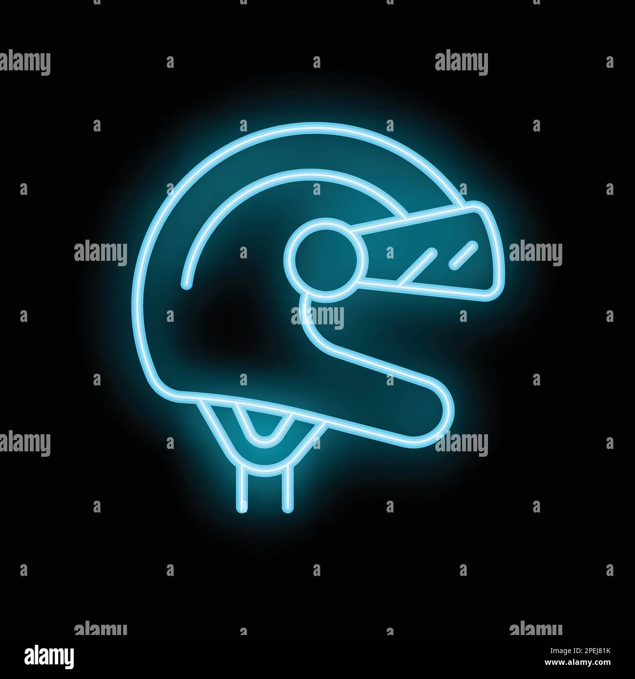 Helmet gear icon outline vector. Biker men. Fashion safety neon color ...