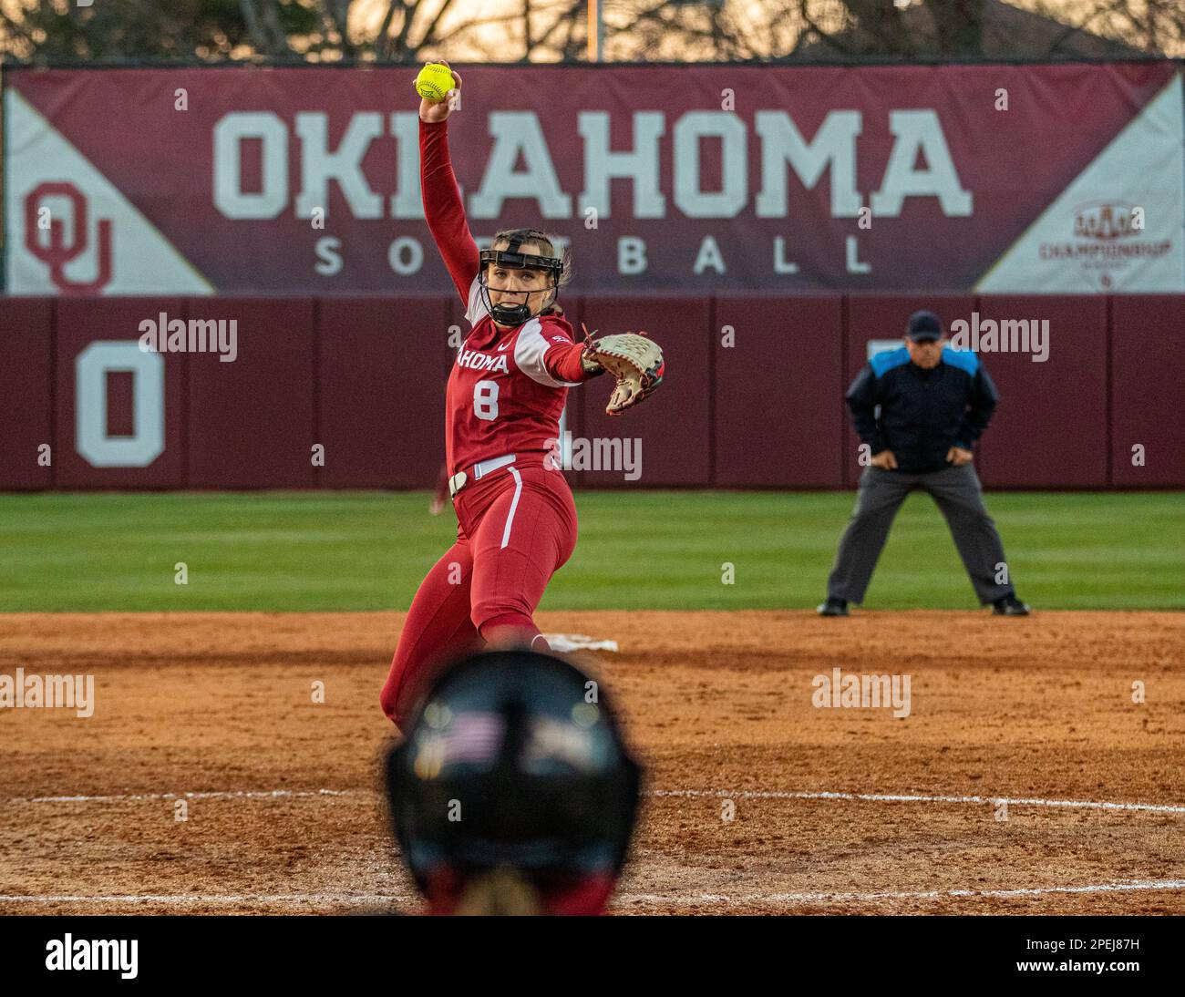 Norman, Oklahoma, USA. 14th Mar, 2023. Oklahoma's Alex Storako (8 ...