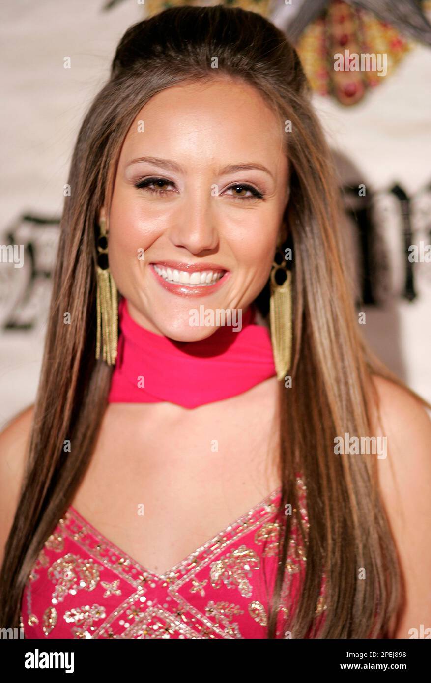 Lauren C. Mayhew attends a party hosted by Gwen Stefani celebrating the ...