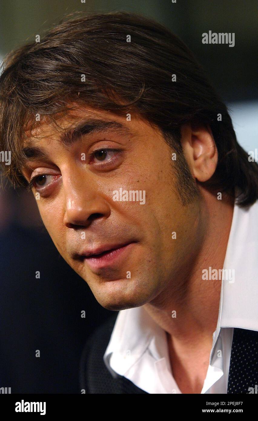 Javier Bardem at the U.S. premiere of "The Sea Inside" Sunday, Nov. 14 ...